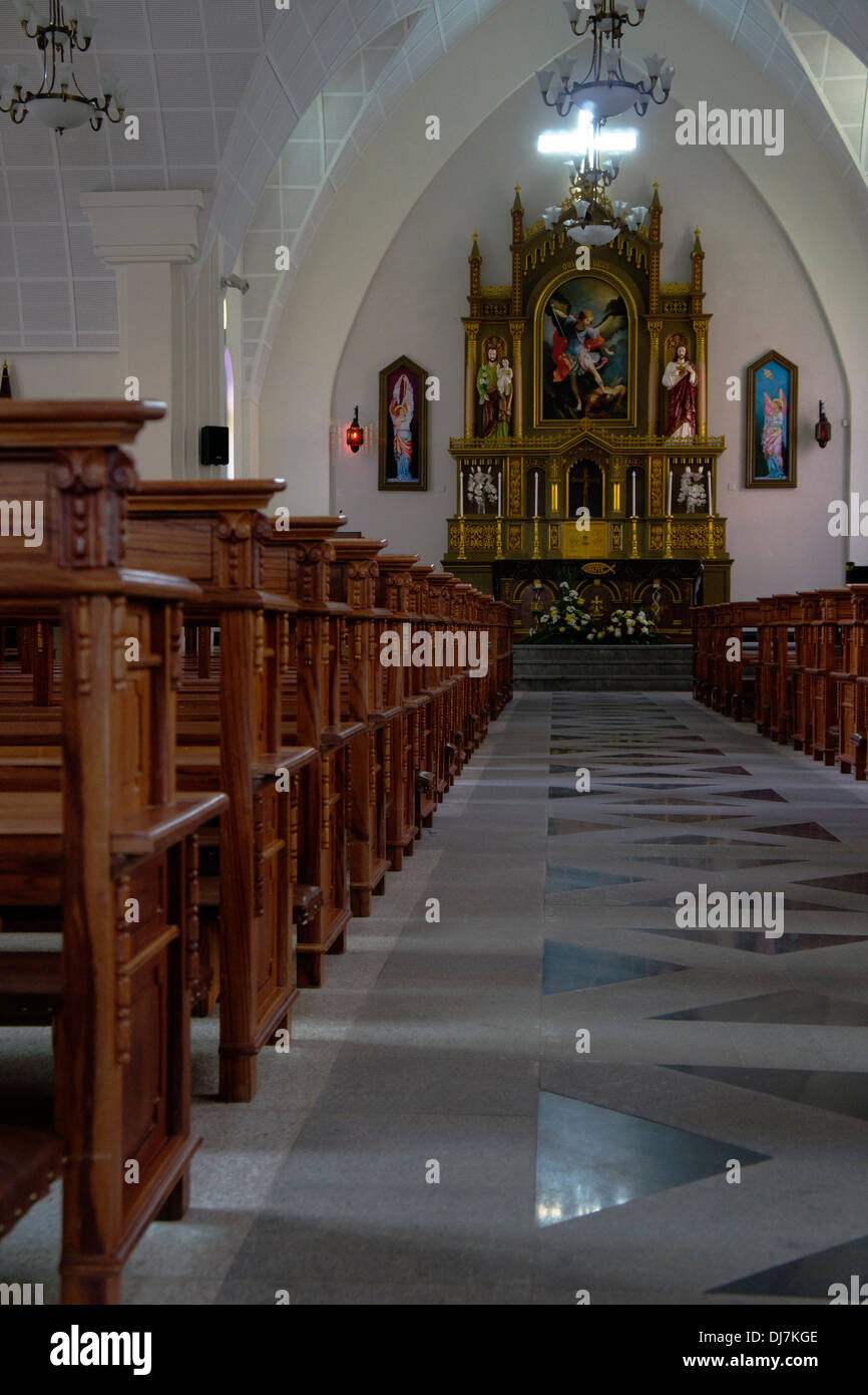 Interior of a Christian church Stock Photo - Alamy