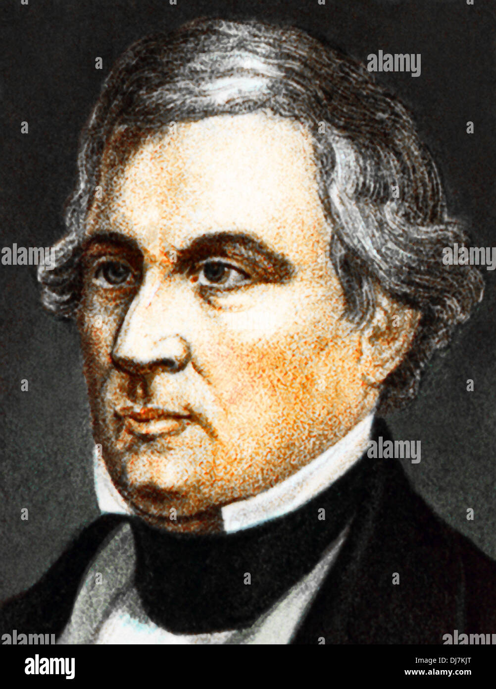 Vintage portrait of Millard Fillmore Stock Photo - Alamy