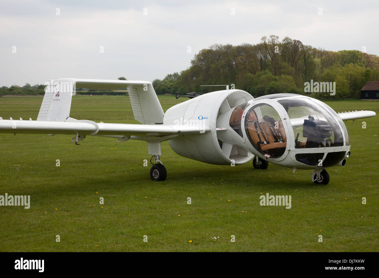 Edgley EA-7 Optica British light aircraft designed for observation work ...