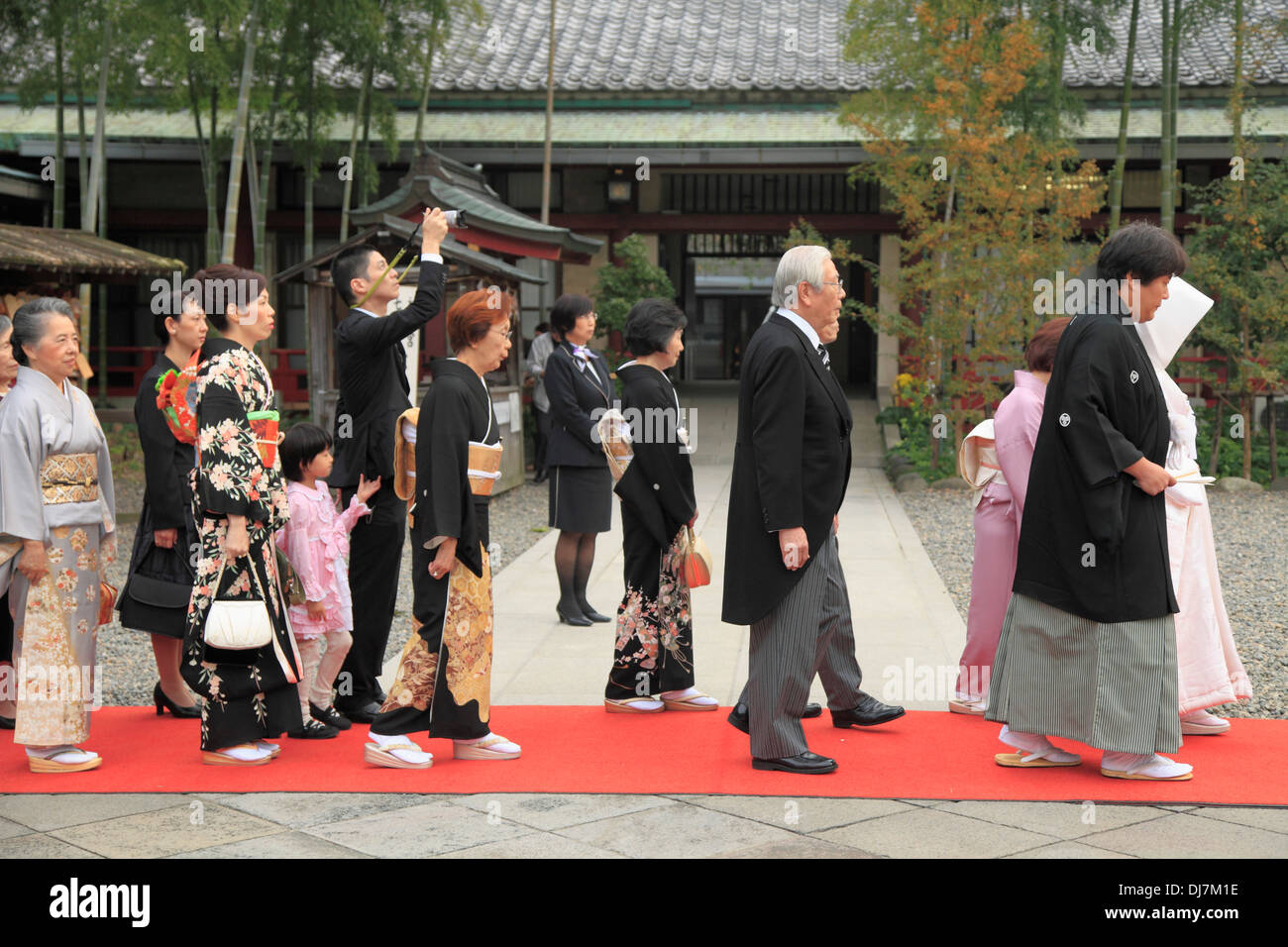 Japan, Tokyo, Hie Shrine, wedding Stock Photo - Alamy