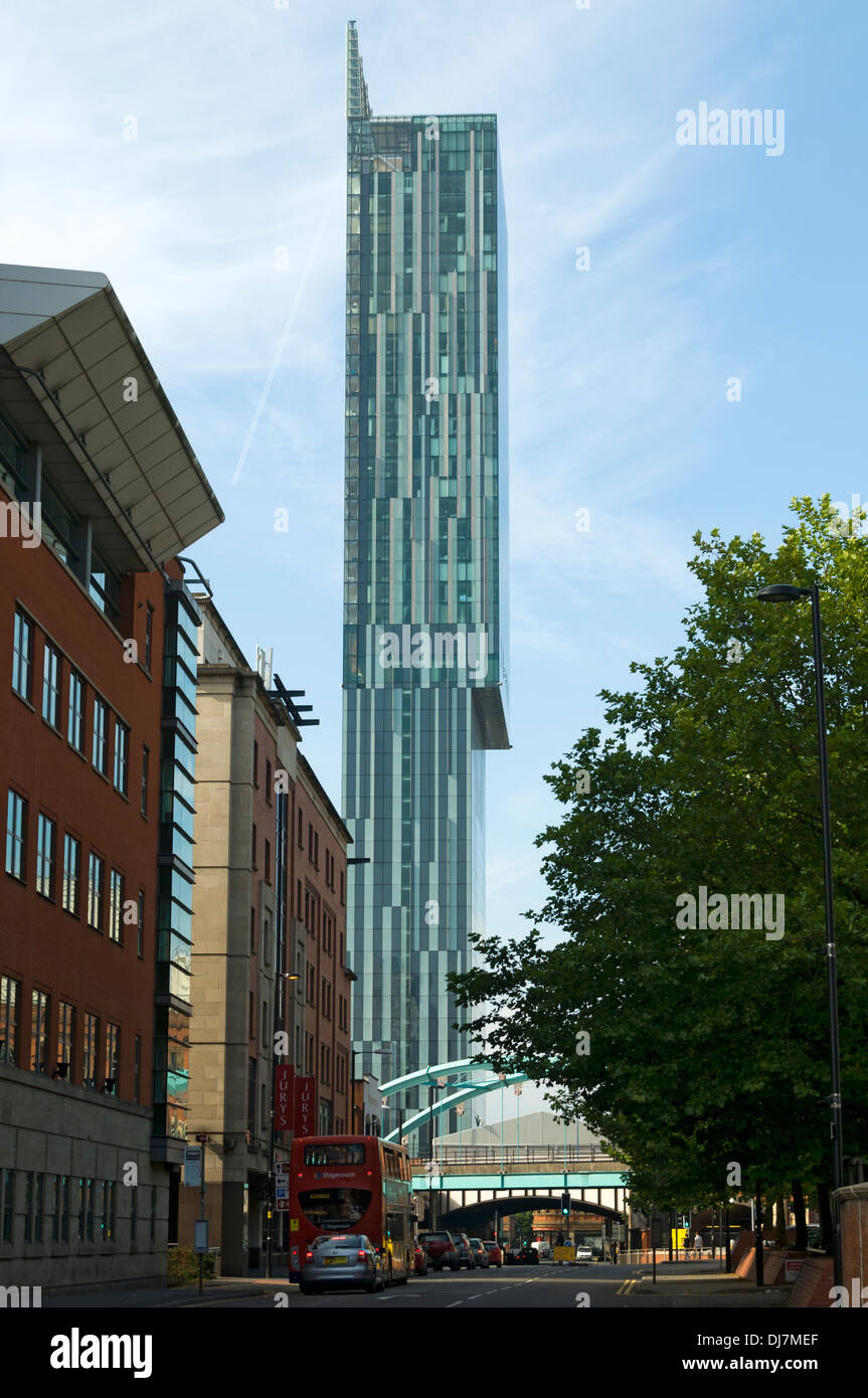 The Beetham Tower (Hilton Tower). From Great Bridgewater Street ...