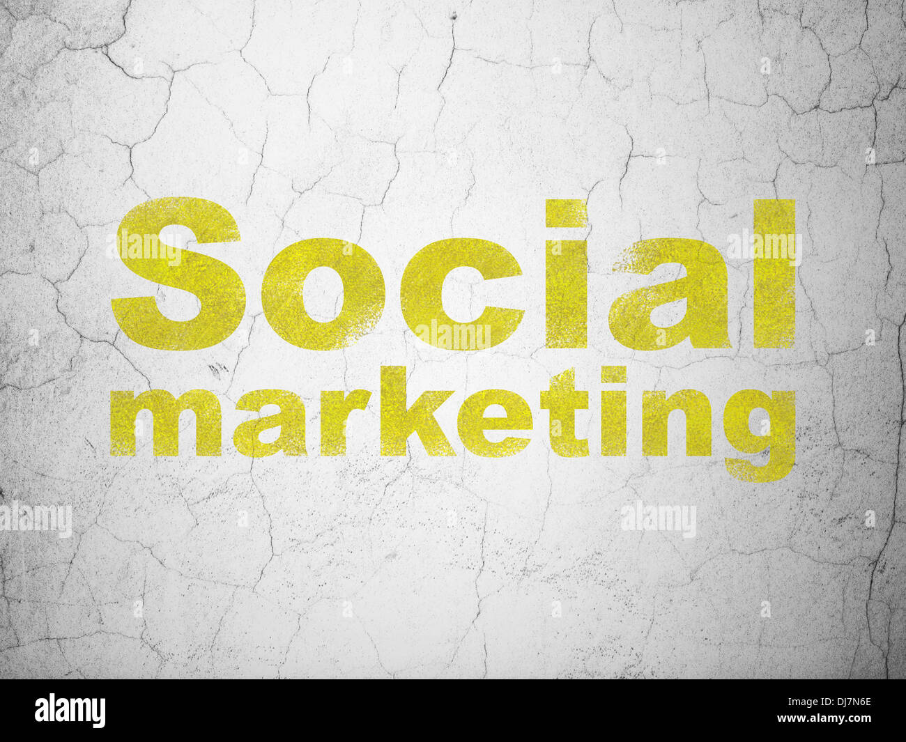 Marketing concept: Social Marketing on wall background Stock Photo - Alamy