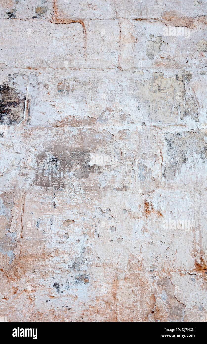 Background of old brick wall and plaster Stock Photo - Alamy