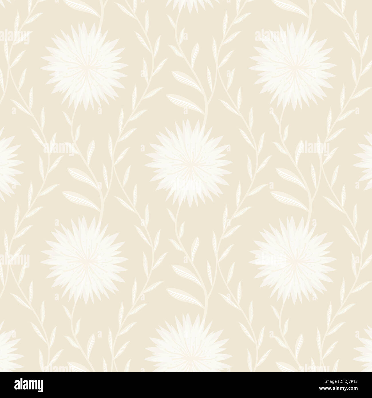 White flower pattern hi-res stock photography and images - Alamy