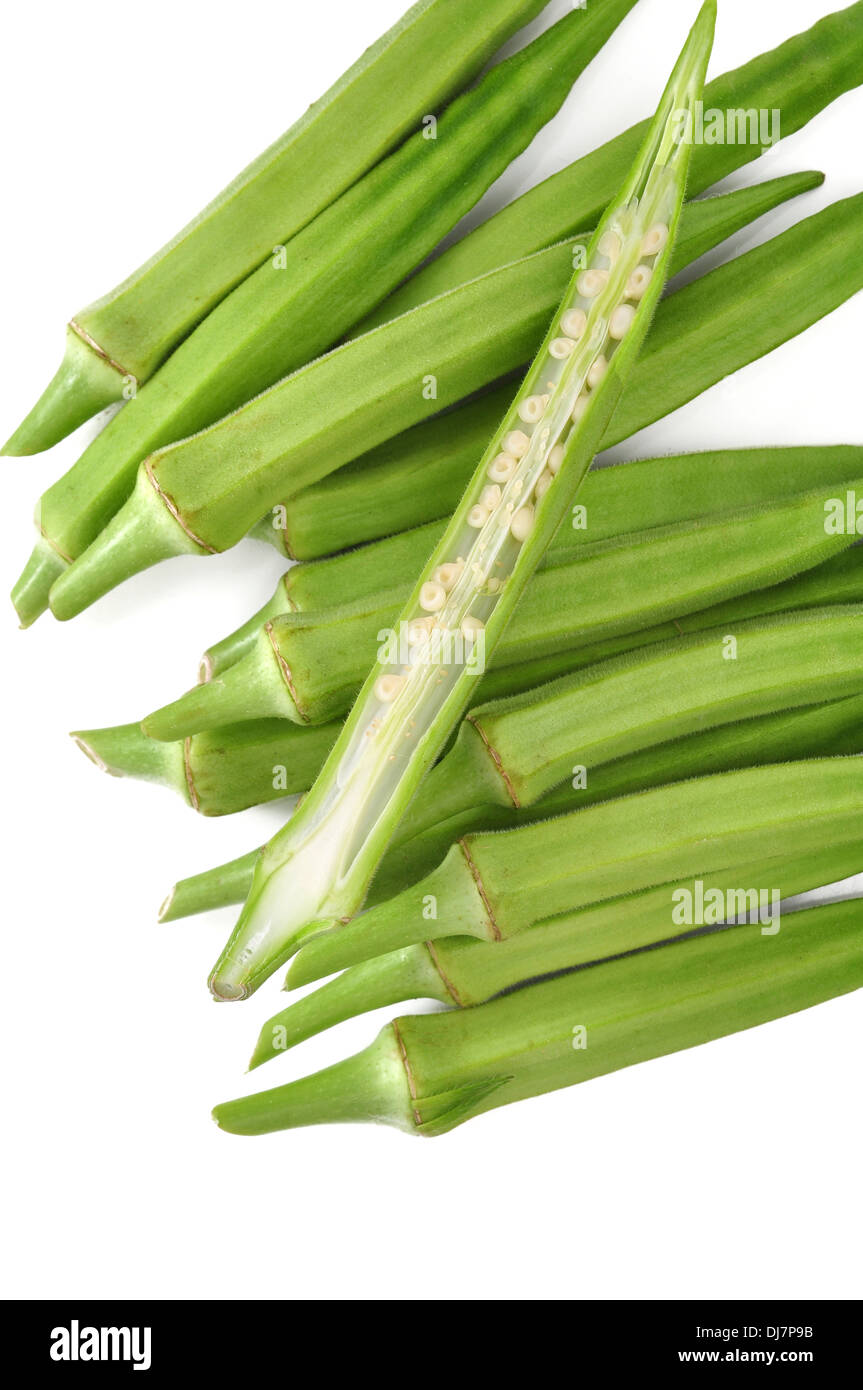 Okra vegetable hi-res stock photography and images - Alamy