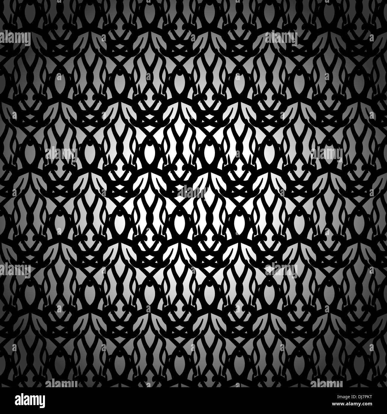 Forged Pattern with Lots of Sharp Elements Stock Photo - Alamy