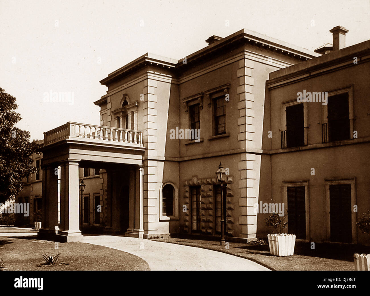 Government House Adelaide Australia early 1900s Stock Photo - Alamy