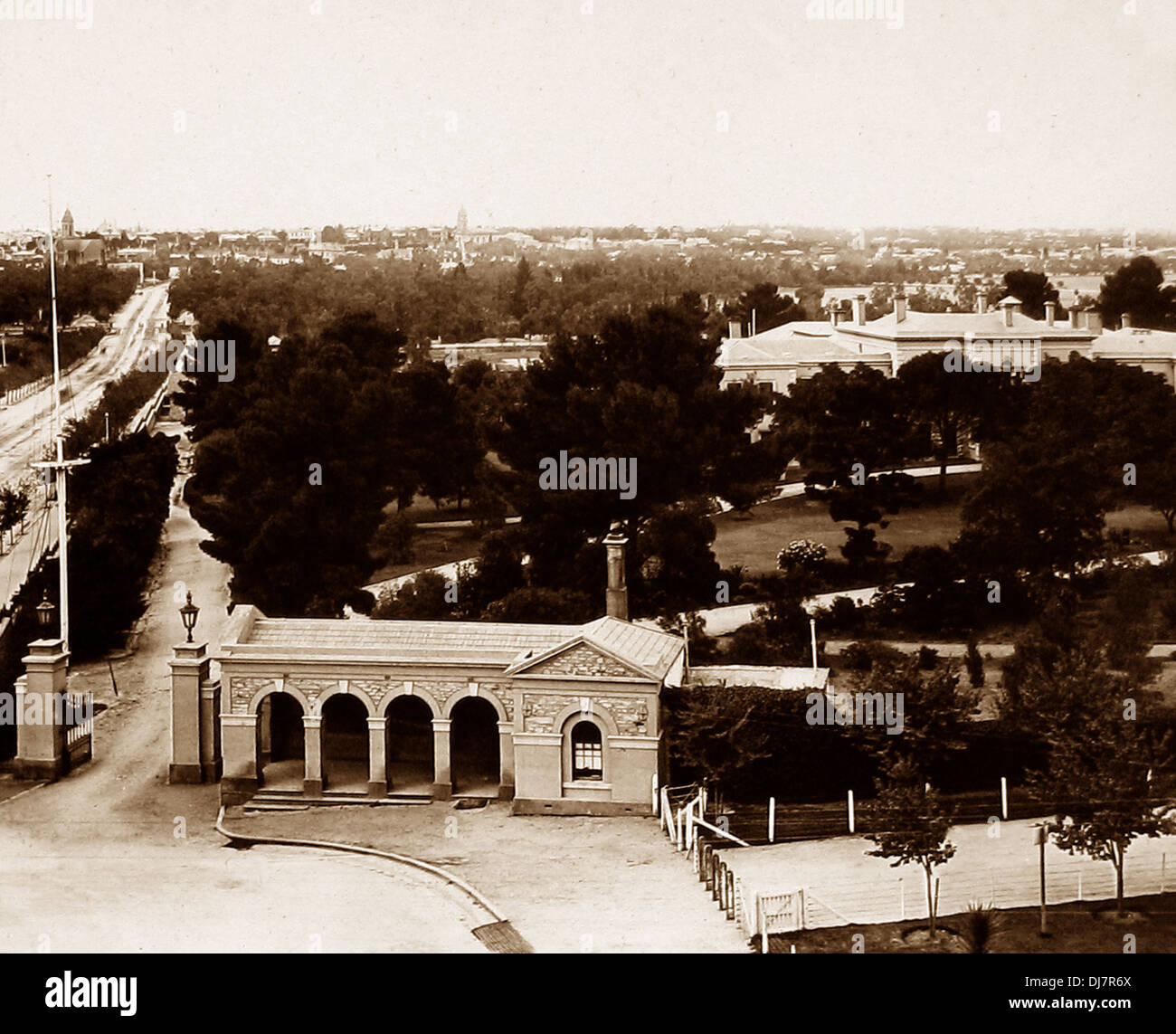 Government House Adelaide Australia early 1900s Stock Photo - Alamy