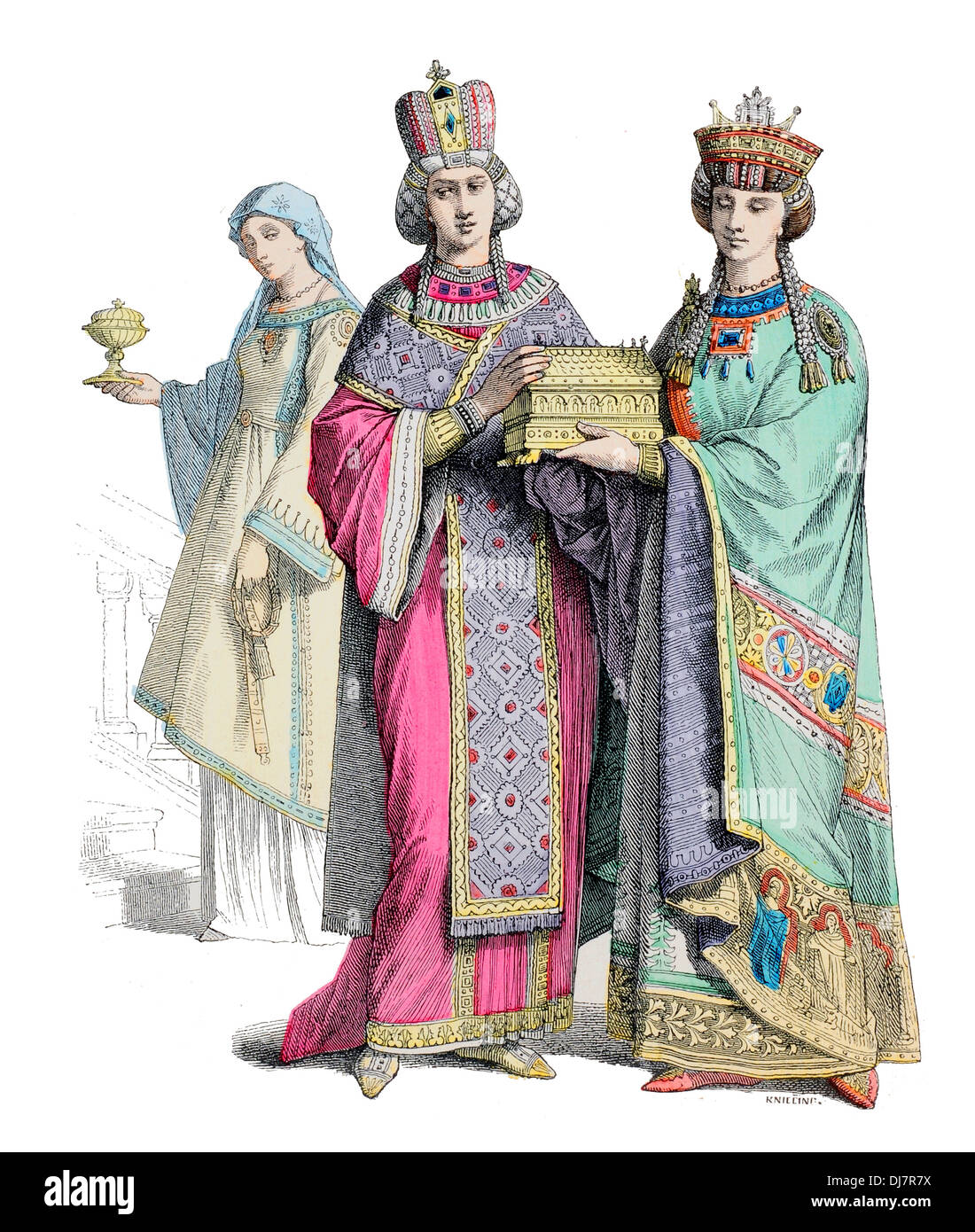 Ancient greek woman with maid hi-res stock photography and images - Alamy