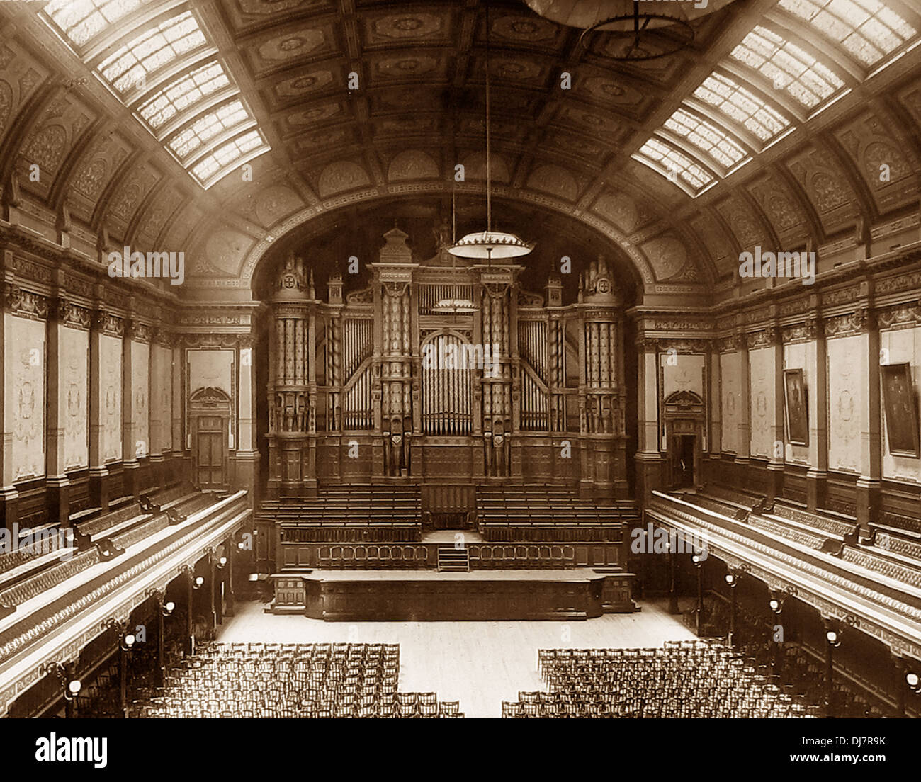 Melbourne Town Hall Victoria Australia early 1900s Stock Photo - Alamy