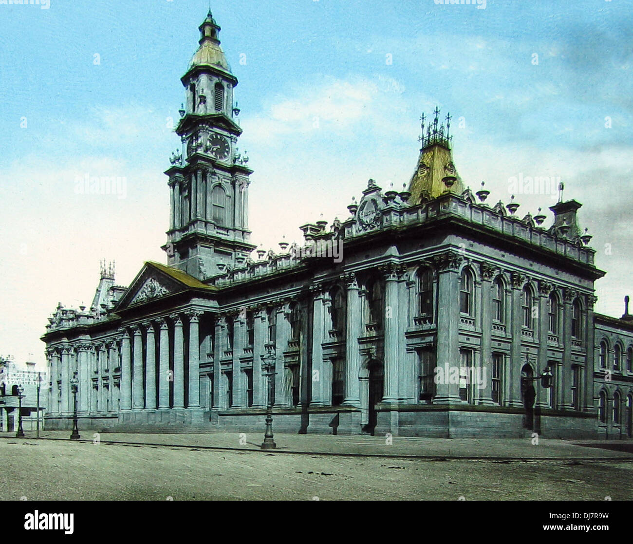 Melbourne Town Hall Victoria Australia early 1900s Stock Photo - Alamy
