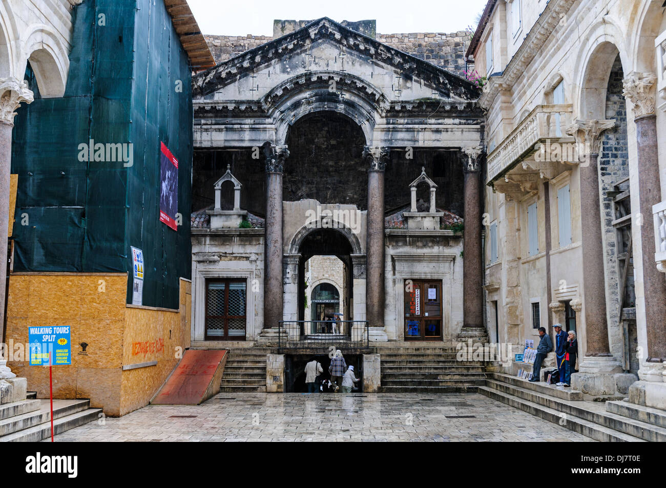 Cellars of diocletian's palace hi-res stock photography and images - Alamy