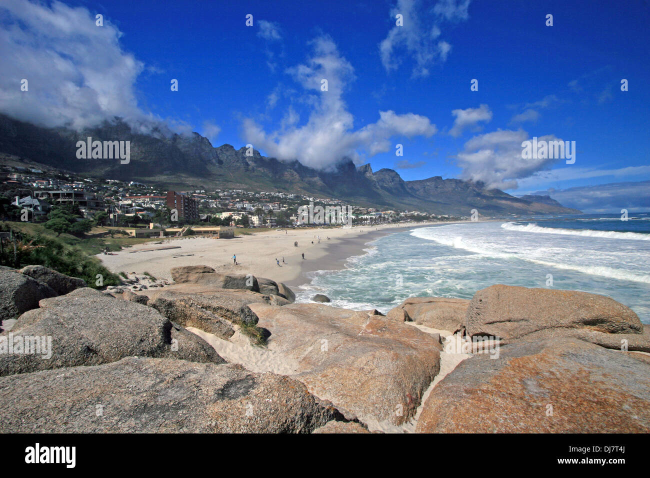 A View Of Camps Bay South Africa Stock Photo - Alamy