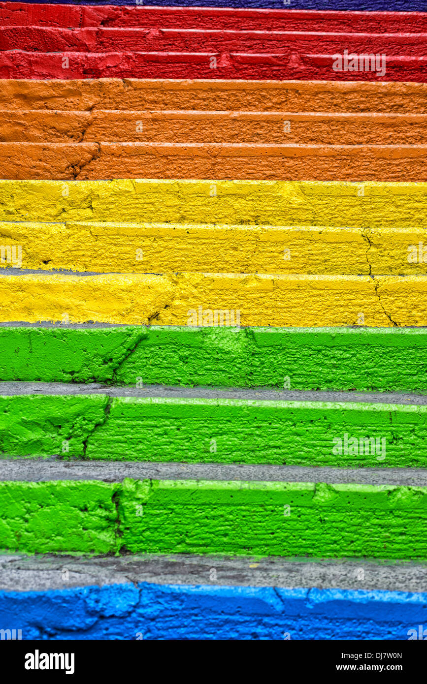 abstract, colorful steps Stock Photo - Alamy