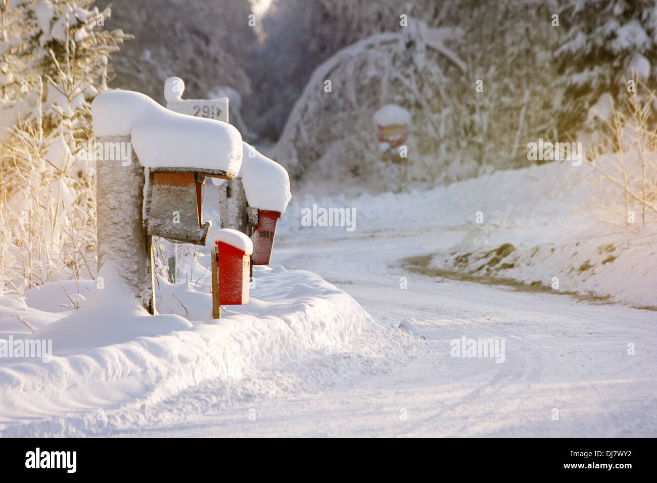 Finland mailboxes hi-res stock photography and images - Alamy