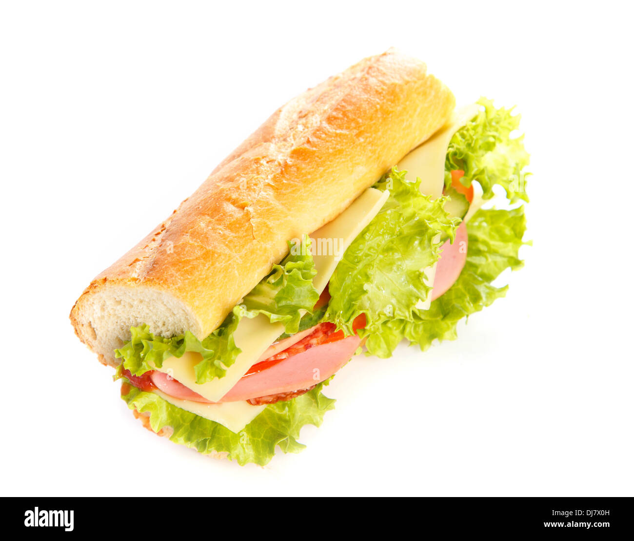 Long sandwich lettuce sausage hi-res stock photography and images - Alamy