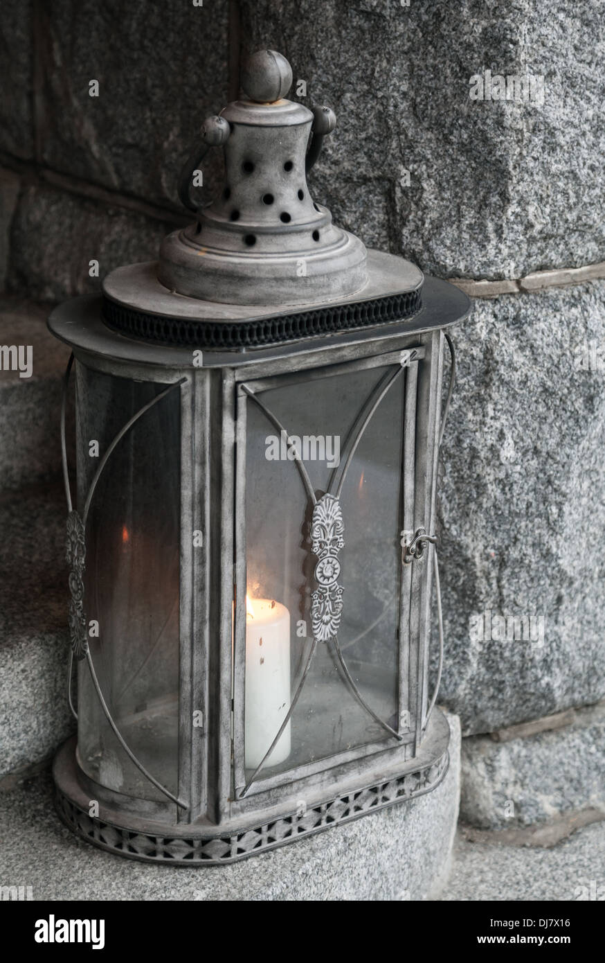 Glowing light on old stairs hi-res stock photography and images - Alamy