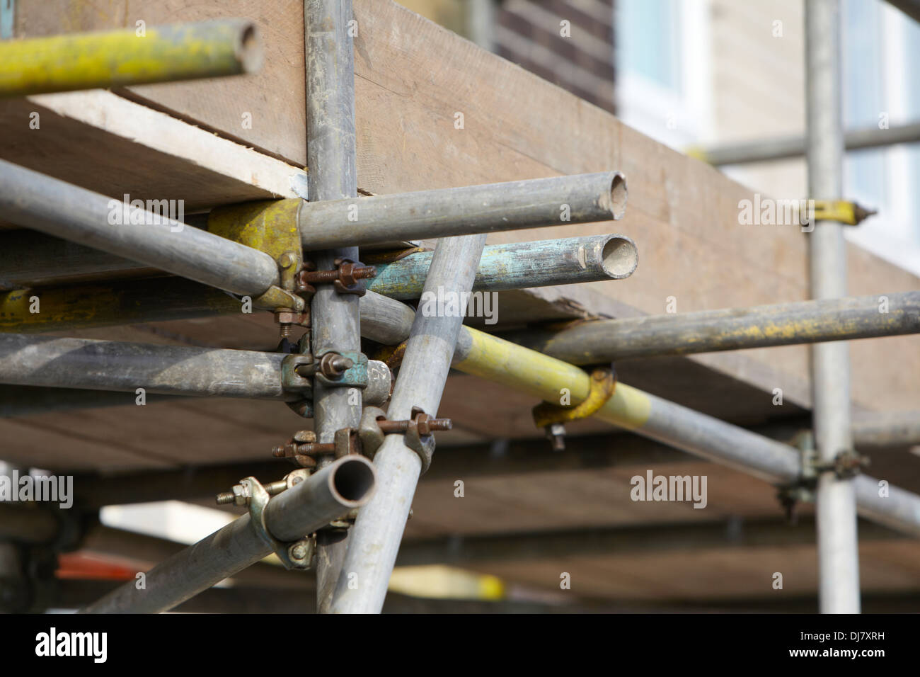 Close up of scaffolding Stock Photo - Alamy