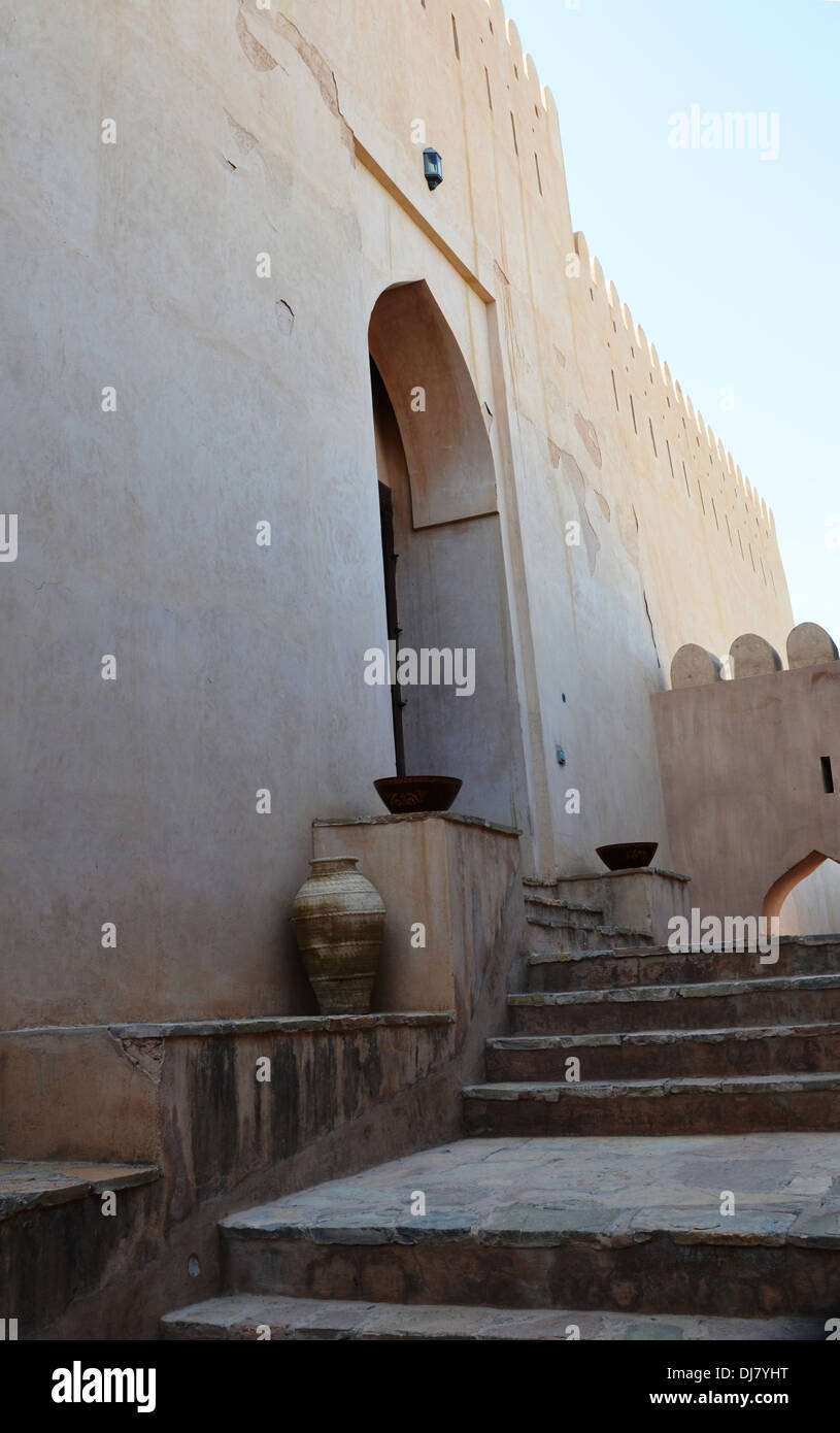 rustaq fort in oman Stock Photo - Alamy