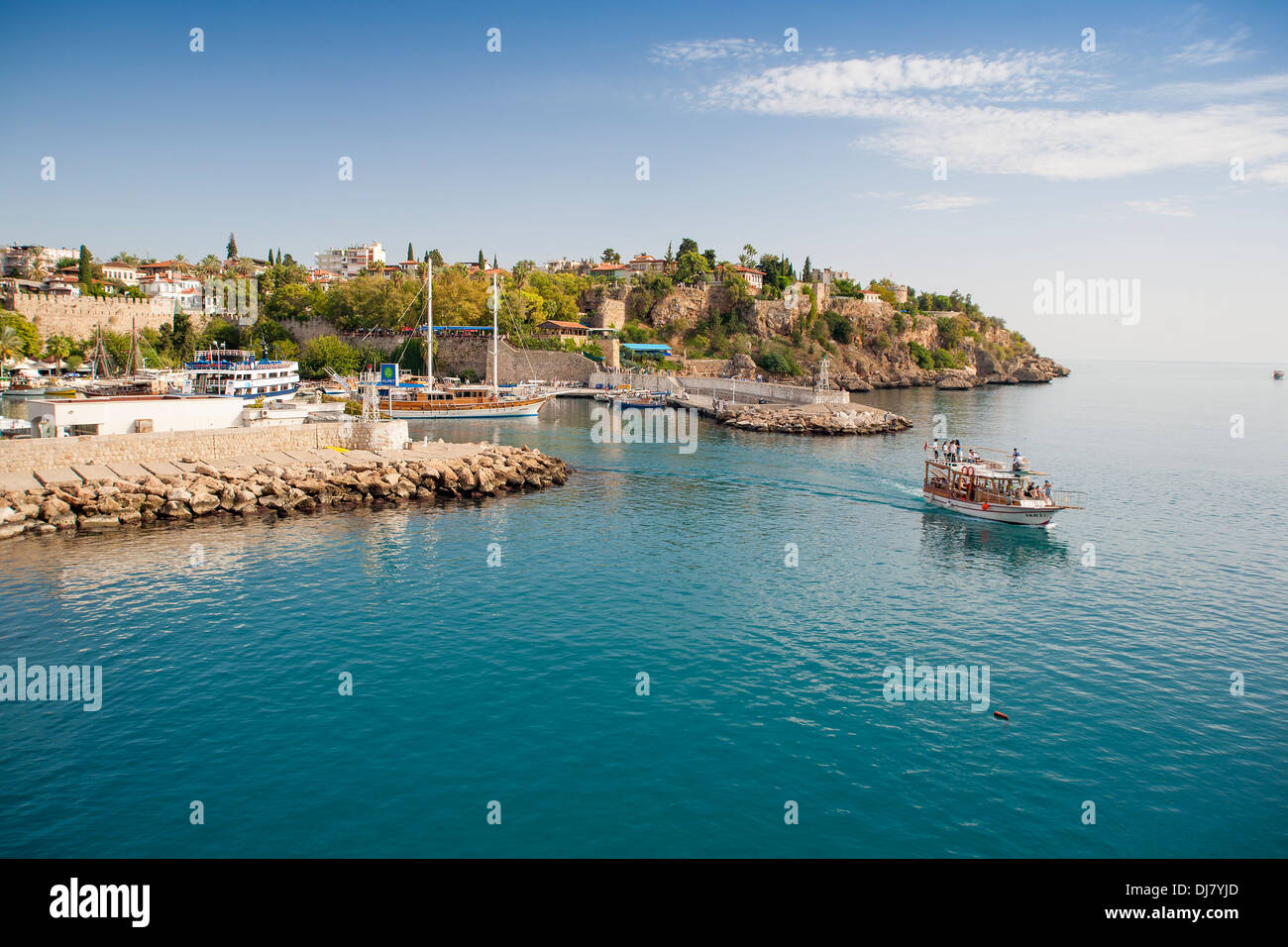 Antalya harbour, Turkey Stock Photo - Alamy