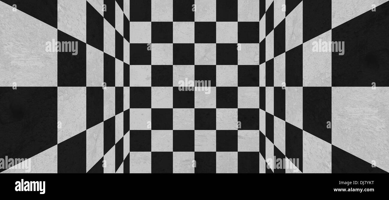 Black white checkered marble floor Black and White Stock Photos ...