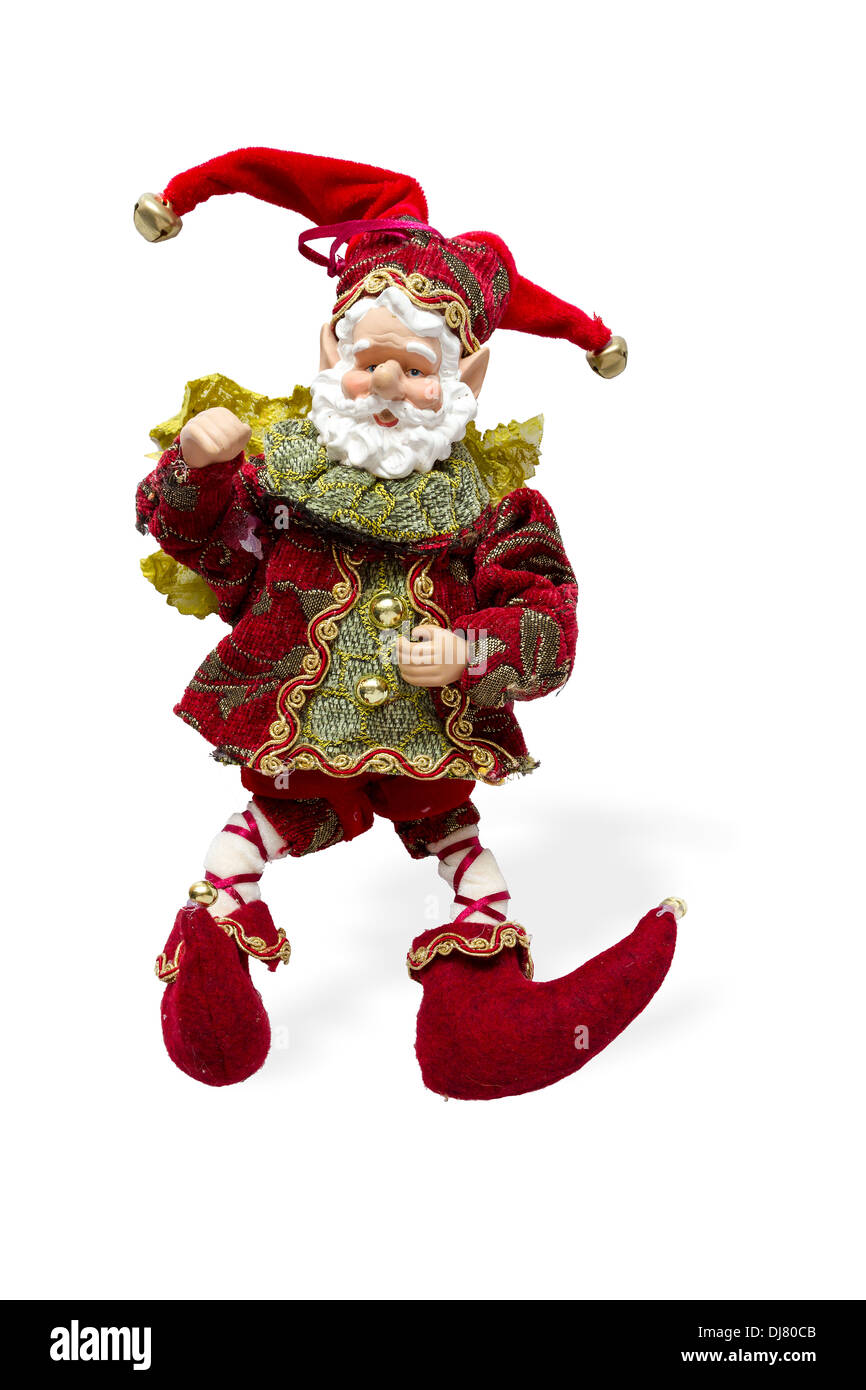 Santa Claus over a white background Stock Photo - Alamy