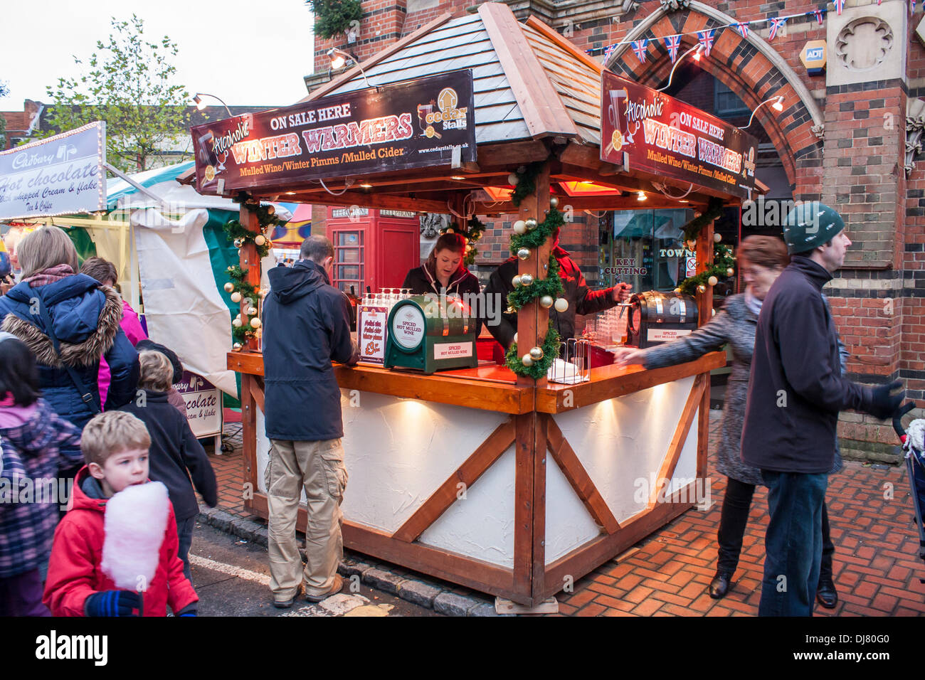 A busy day as festival-goers have fun at the annual Wokingham Winter ...
