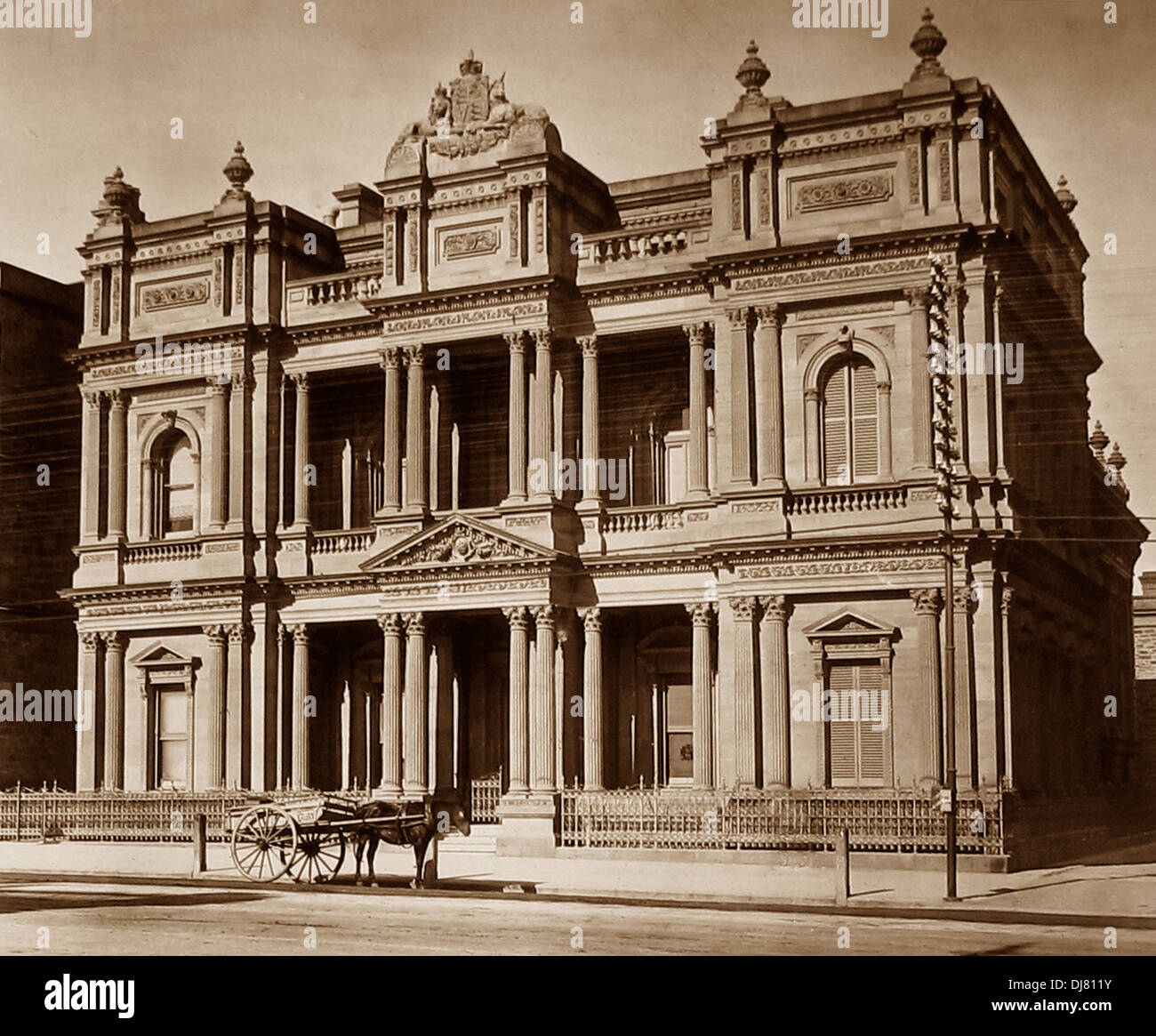 Union Bank of Australia Adelaide Australia early 1900s Stock Photo - Alamy