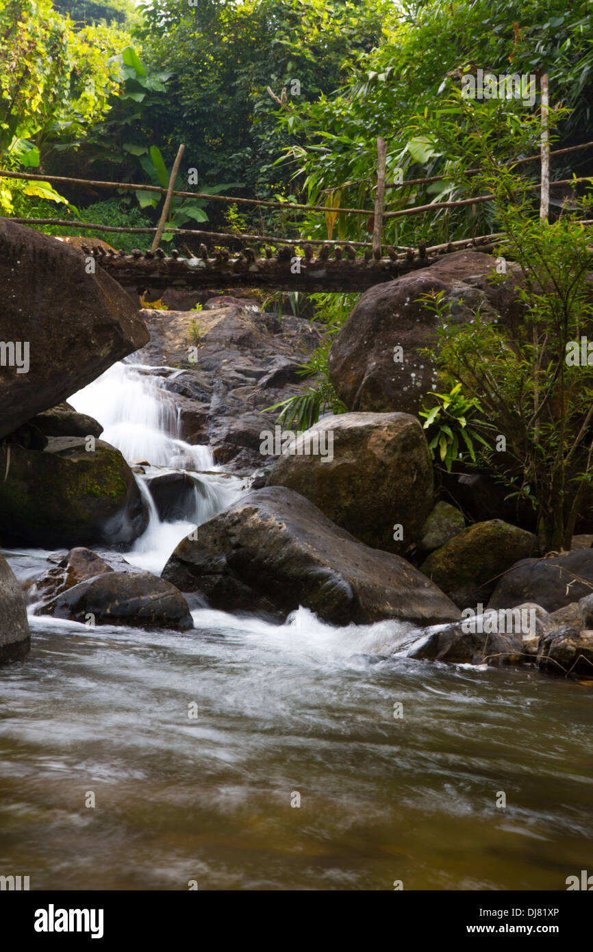 Kaeng Nyui Waterfalls in Vang Vieng, Laos Stock Photo - Alamy