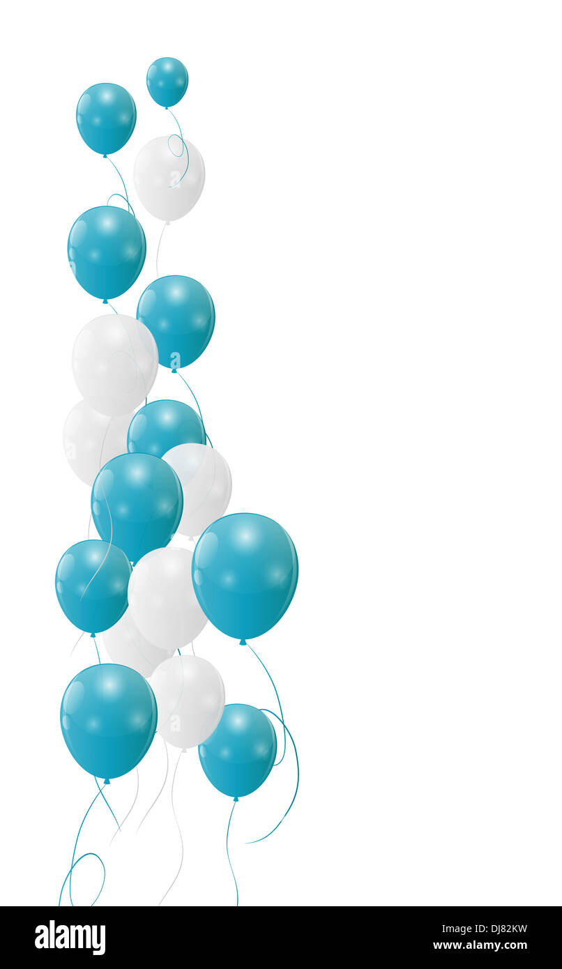 Color glossy balloons background vector illustration Stock Photo - Alamy