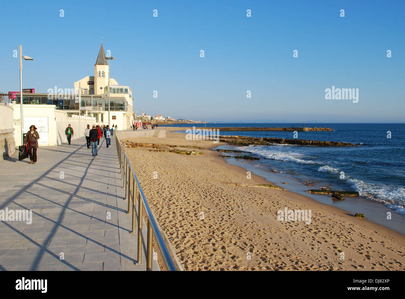 View of Estoril Cascais promenade Portugal Stock Photo - Alamy
