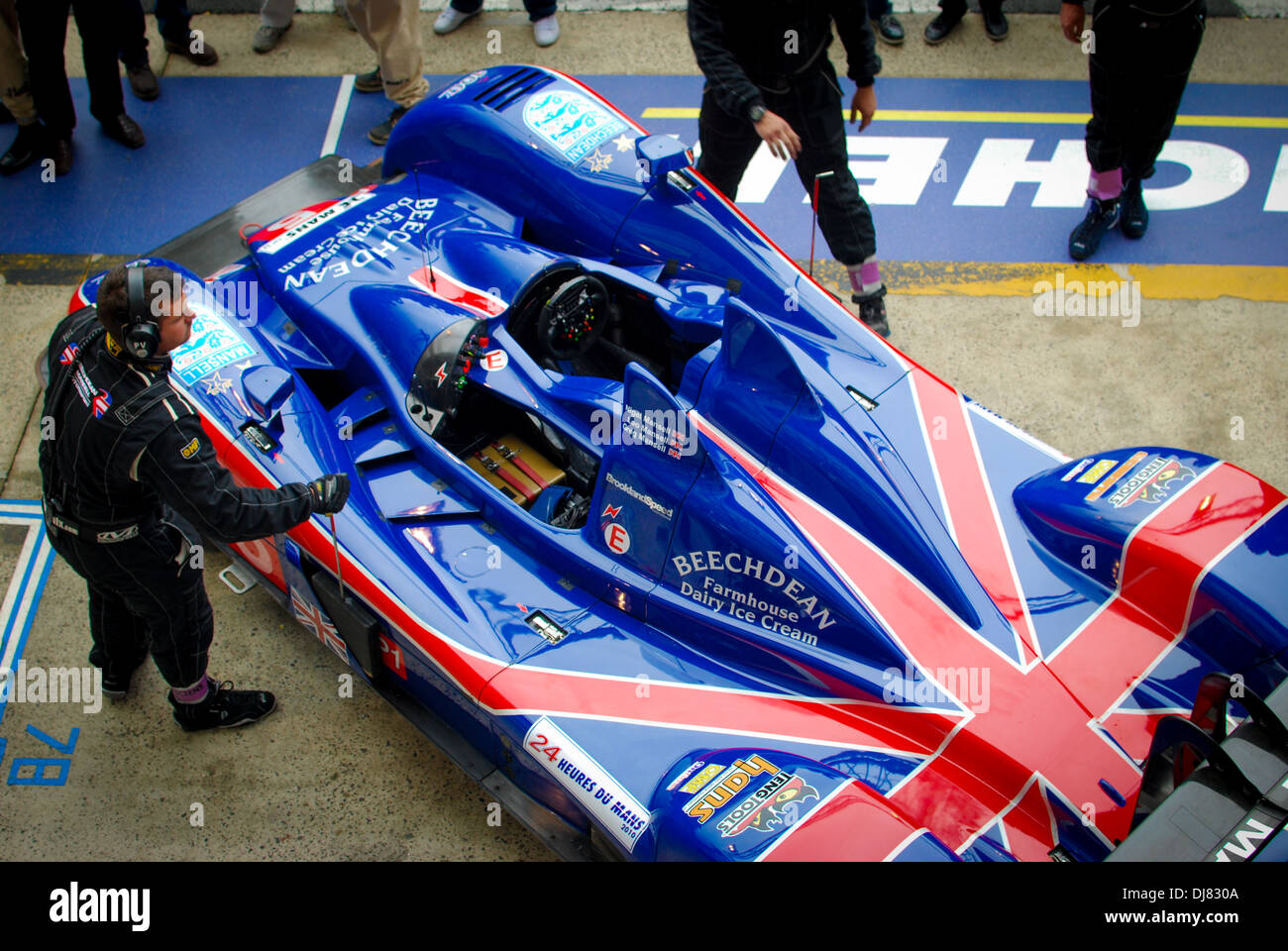 Beechdean Mansell Le mans 24 hour race car France Stock Photo - Alamy