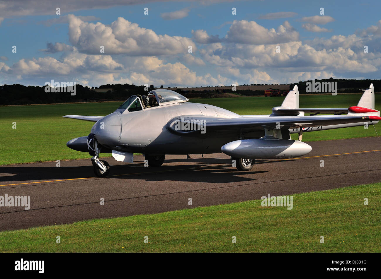 de Havilland Vampire FB6 jet fighter bomber from the Royal Norwegian ...