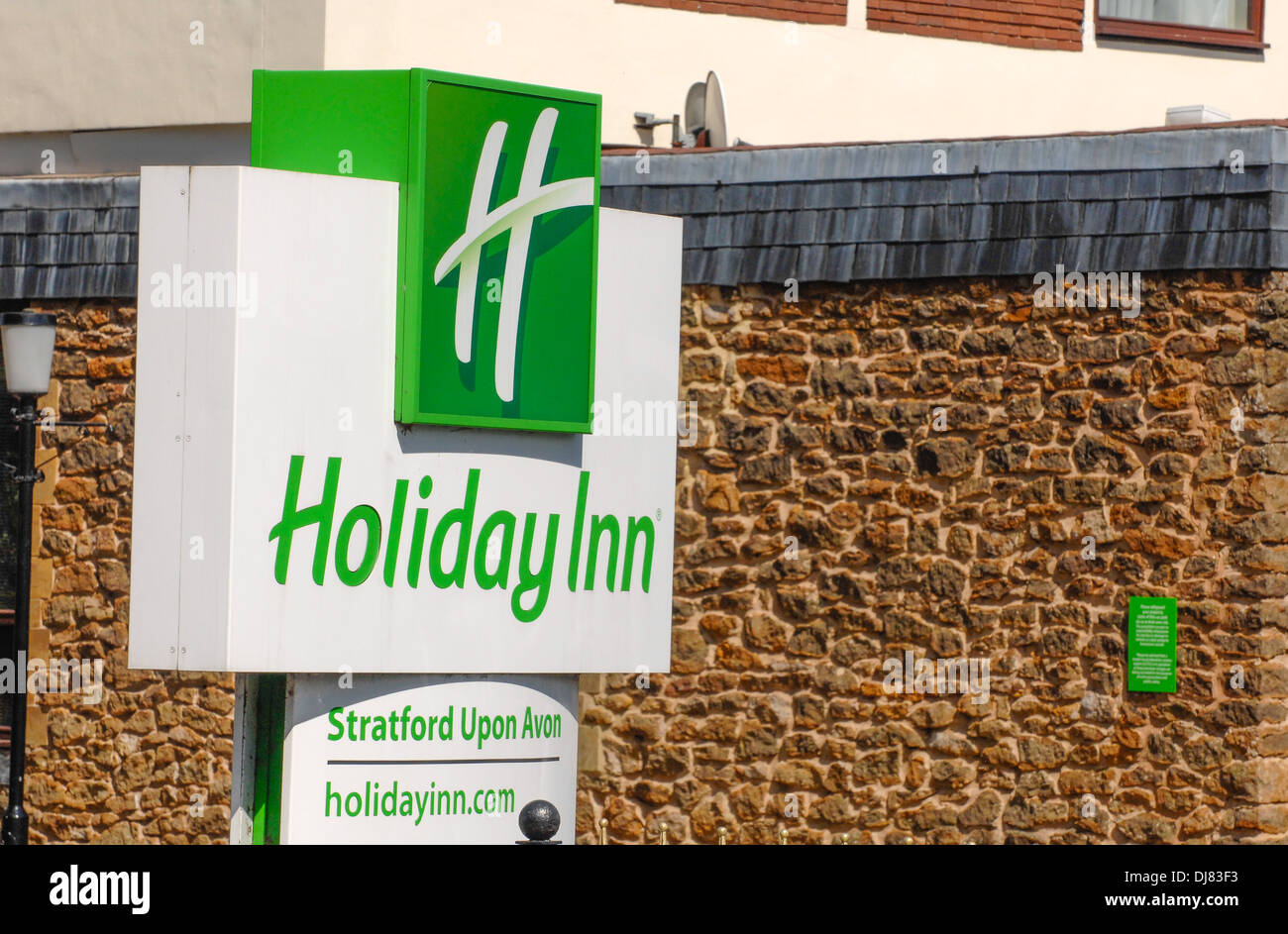 Holiday Inn hotel sign Stratford on Avon Stock Photo - Alamy