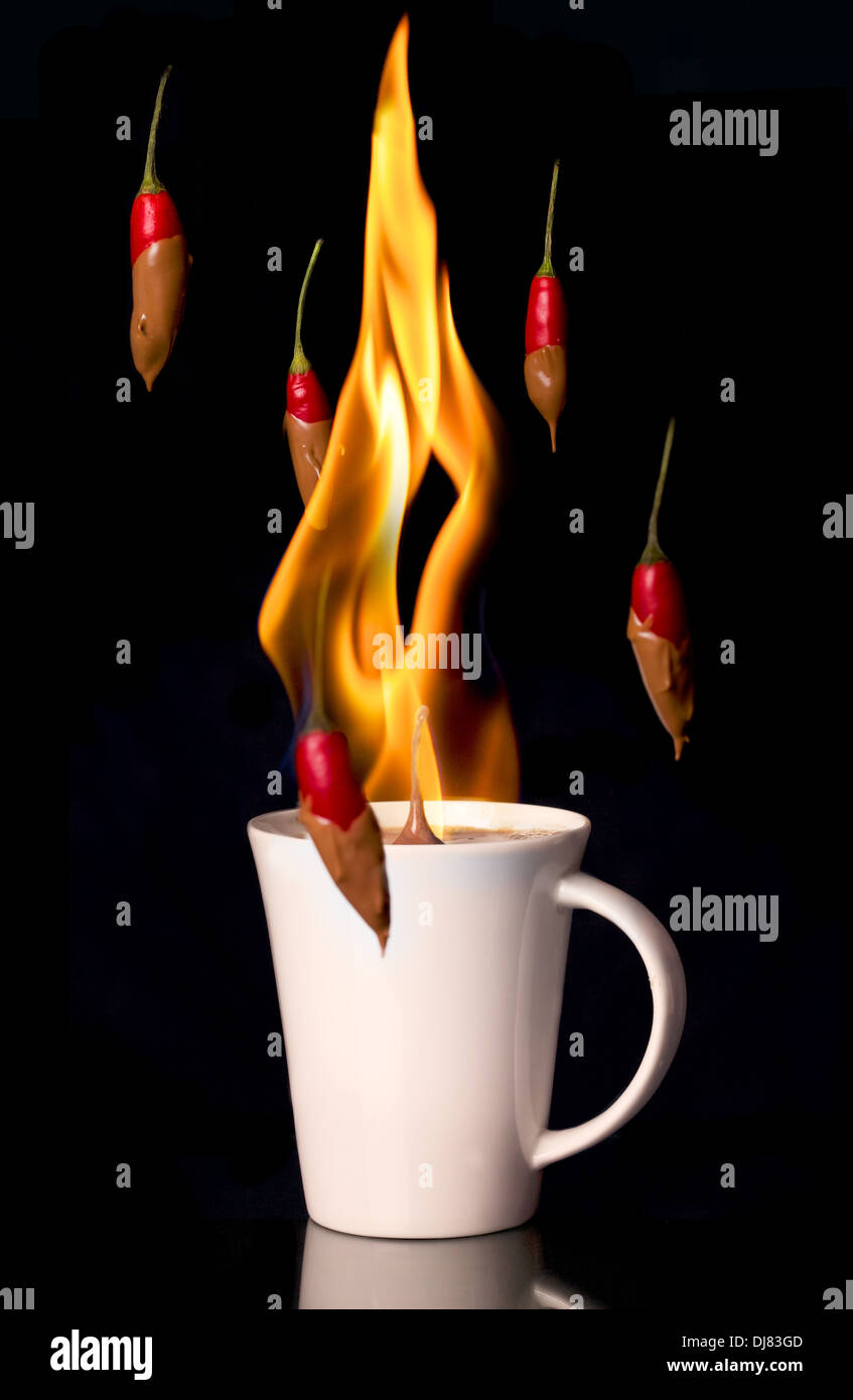 Flaming hot hi-res stock photography and images - Alamy