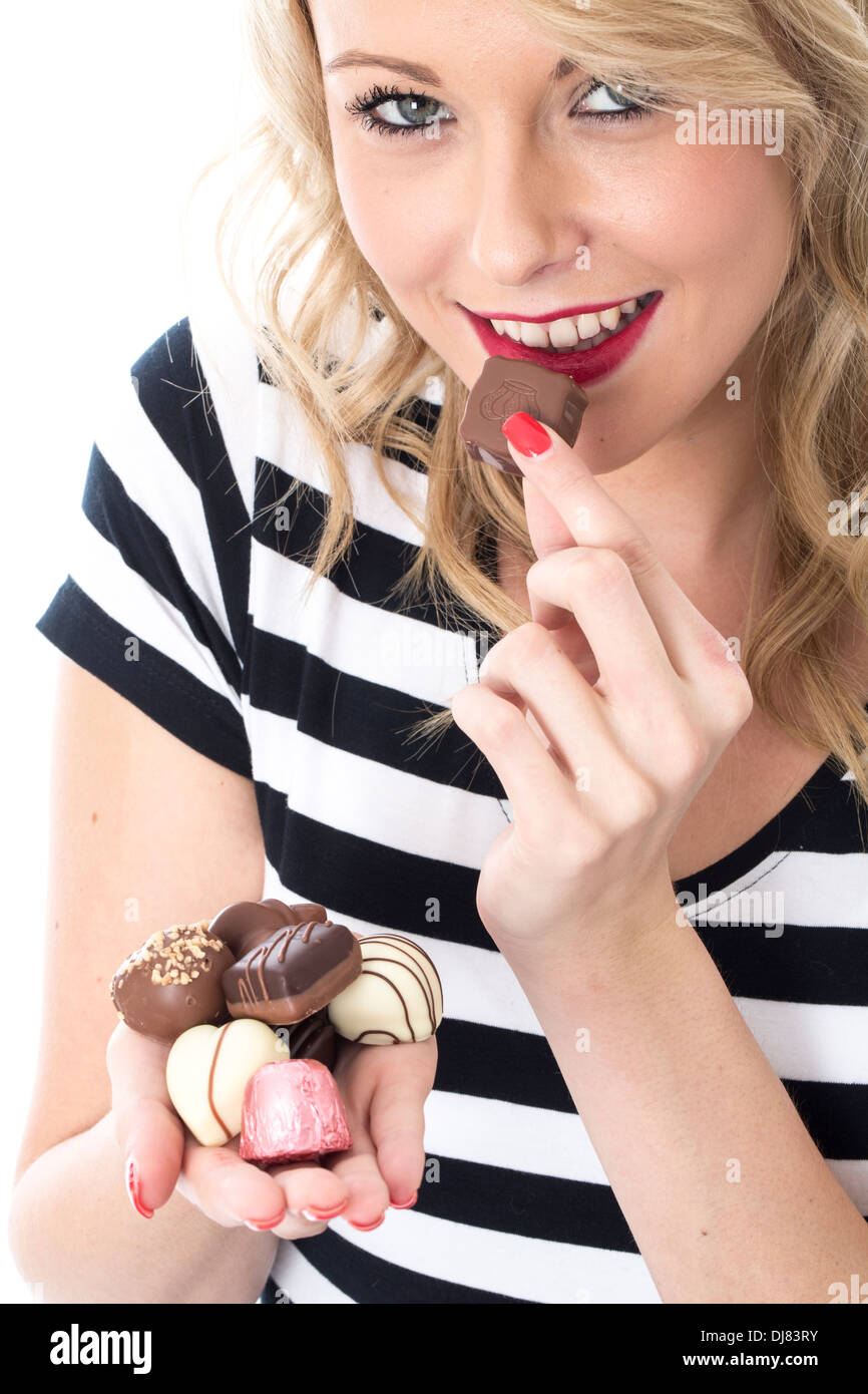 Eating chocolates hi-res stock photography and images - Alamy