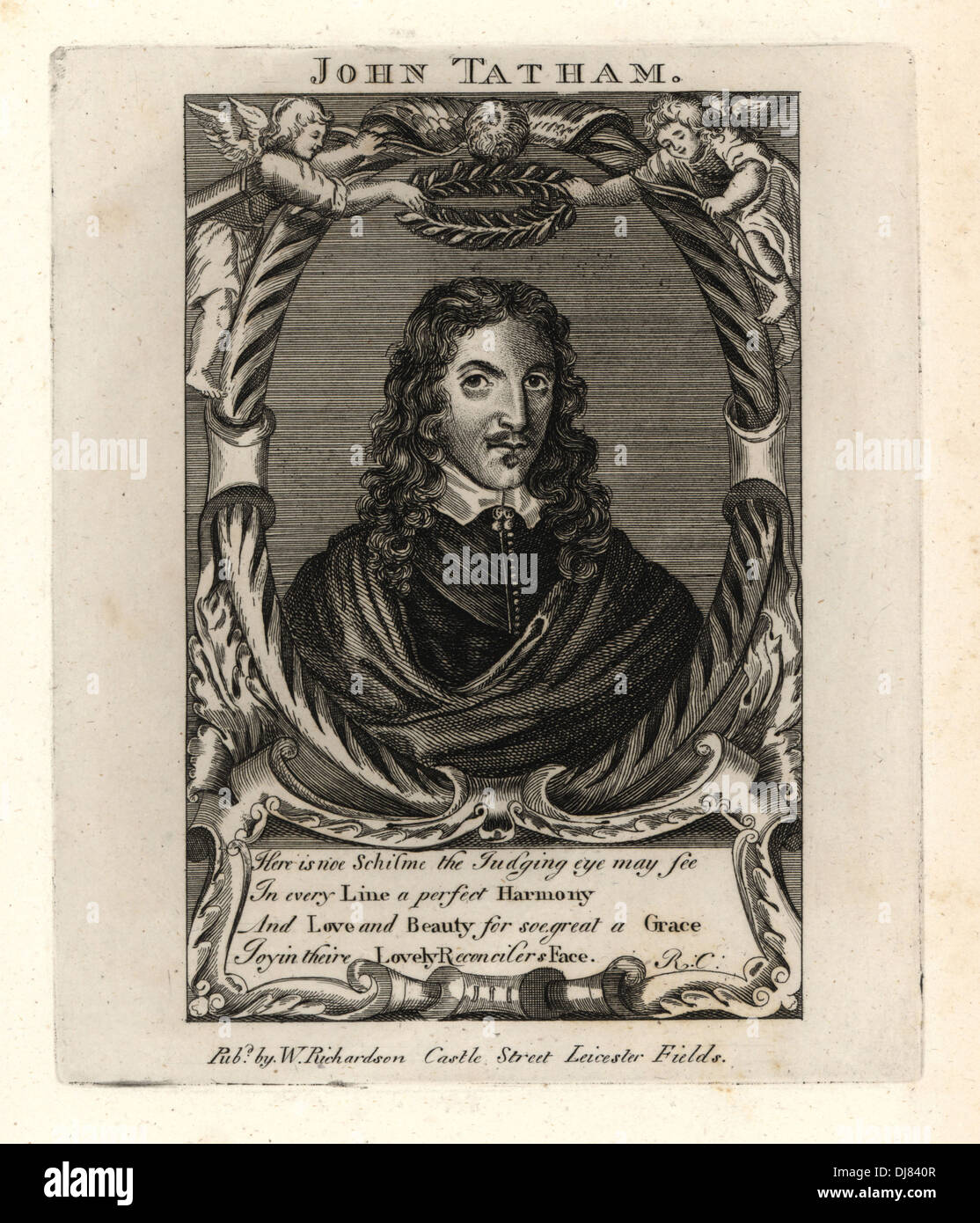John Tatham, 17th century cavalier poet Stock Photo - Alamy
