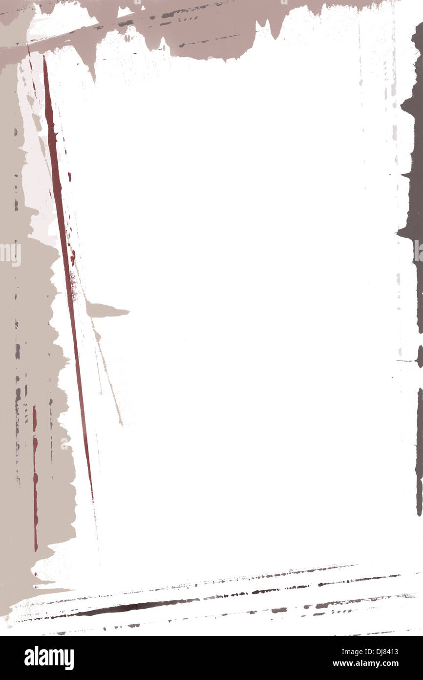 High resolution painted page border Stock Photo - Alamy