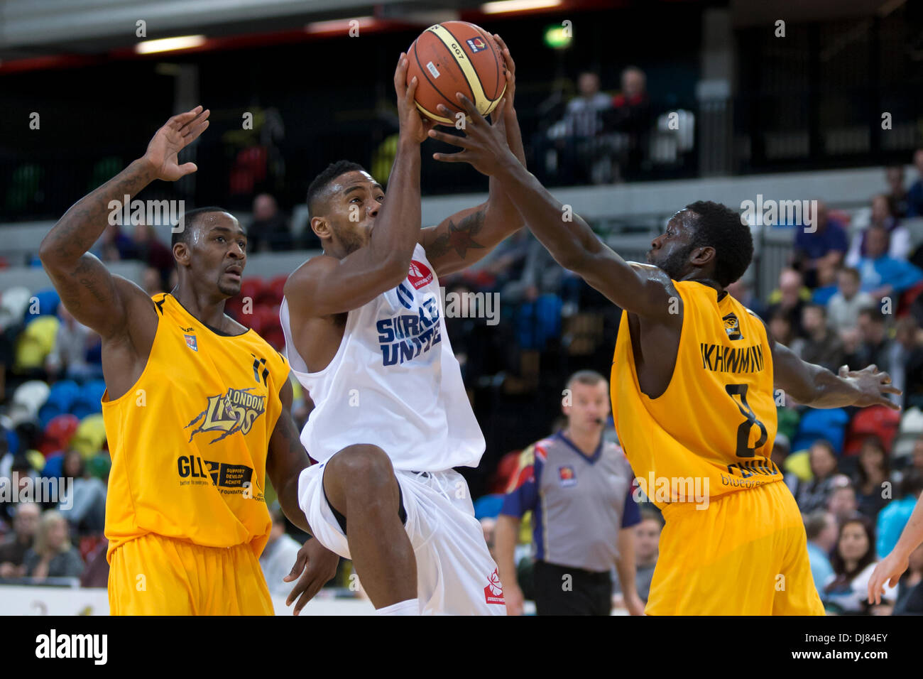 London, UK. 24th Nov, 2013. BBL: London Lions v Surrey United, Copper ...