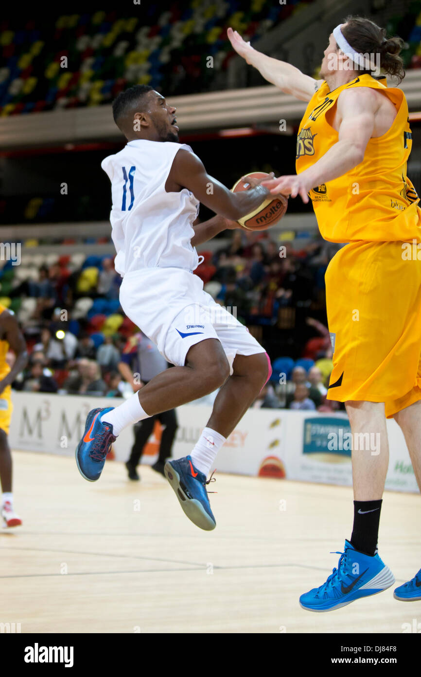London, UK. 24th Nov, 2013. BBL: London Lions v Surrey United, Copper ...