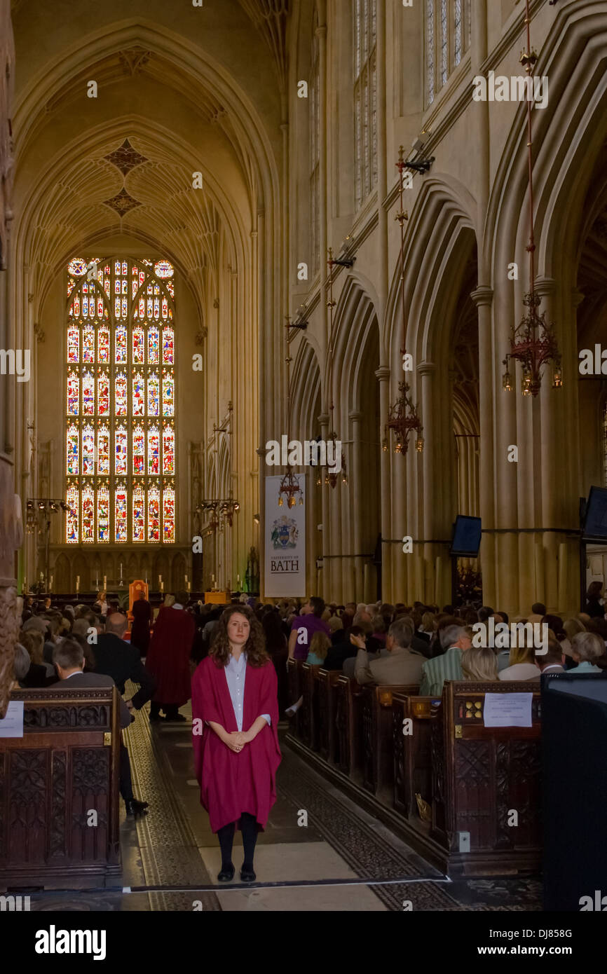 Graduation day in Bath, UK Stock Photo - Alamy