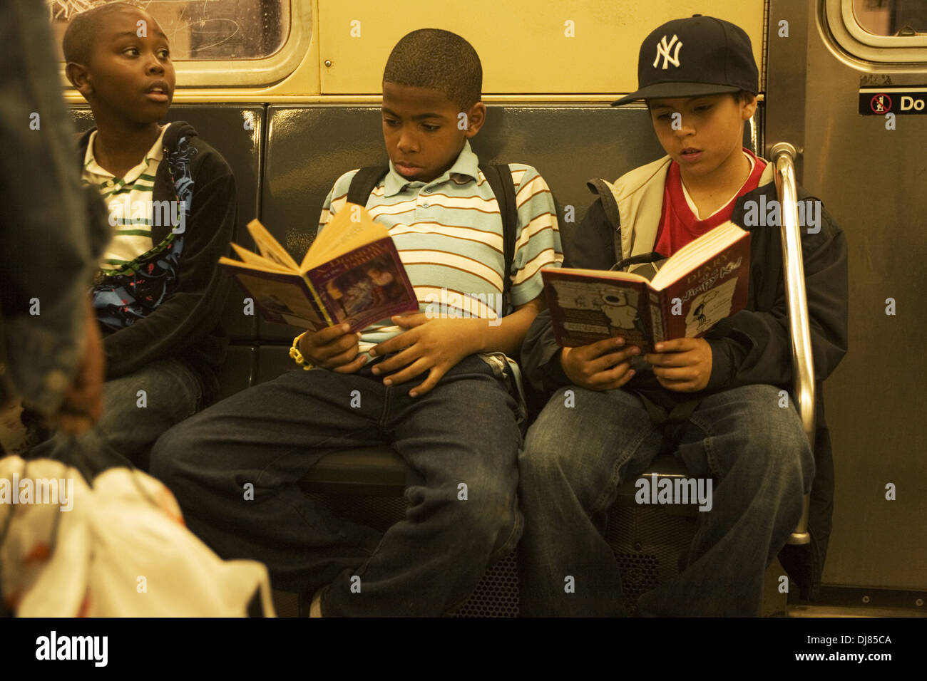 Children new york subway hi-res stock photography and images - Alamy