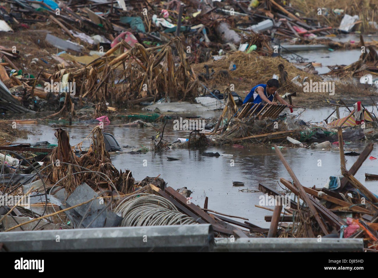 The destructive force of Typhoon haiyan/Yolanda clearly evident in this ...