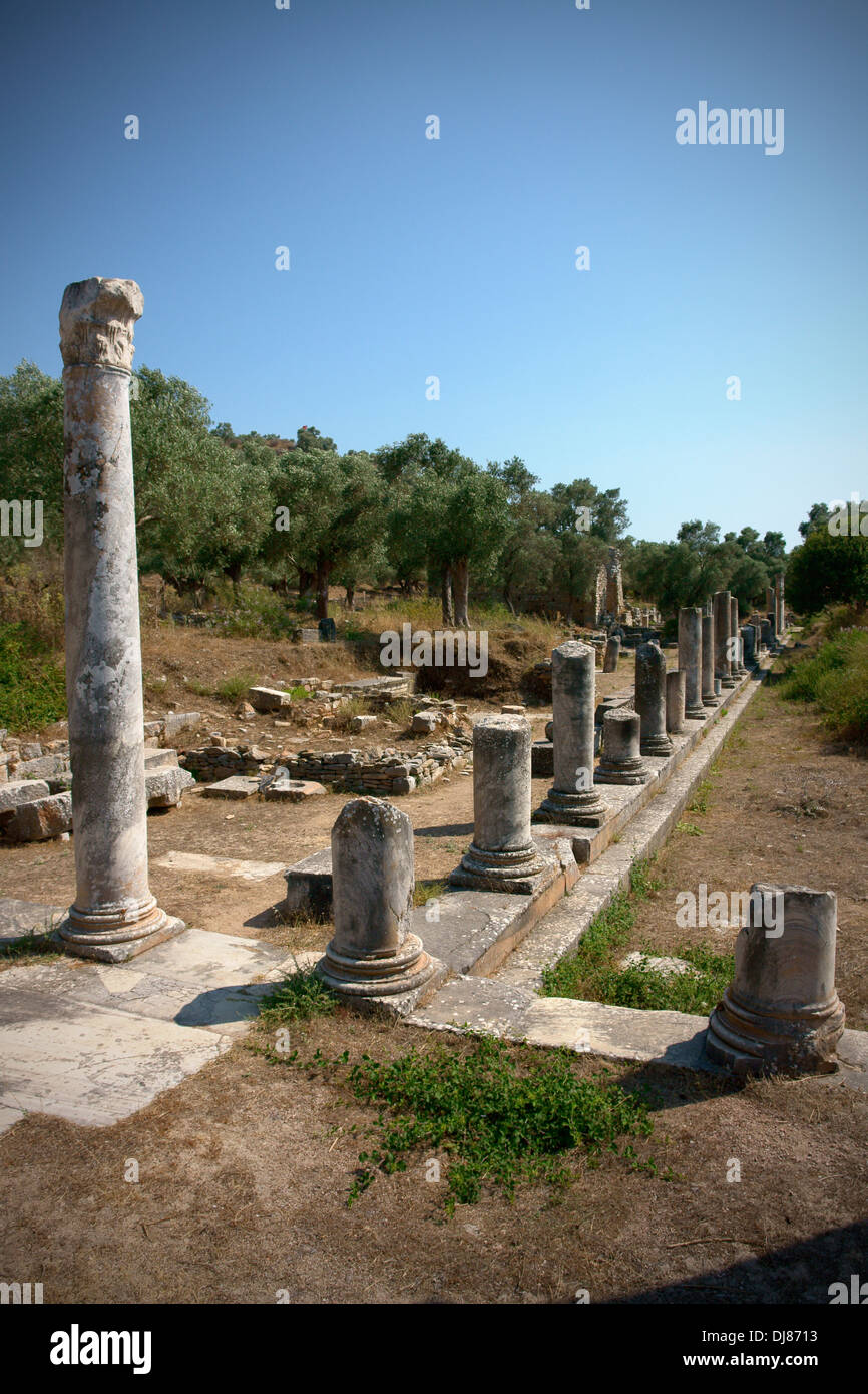 Ancient City of Iasos, Milas, Mugla, Turkey Stock Photo - Alamy