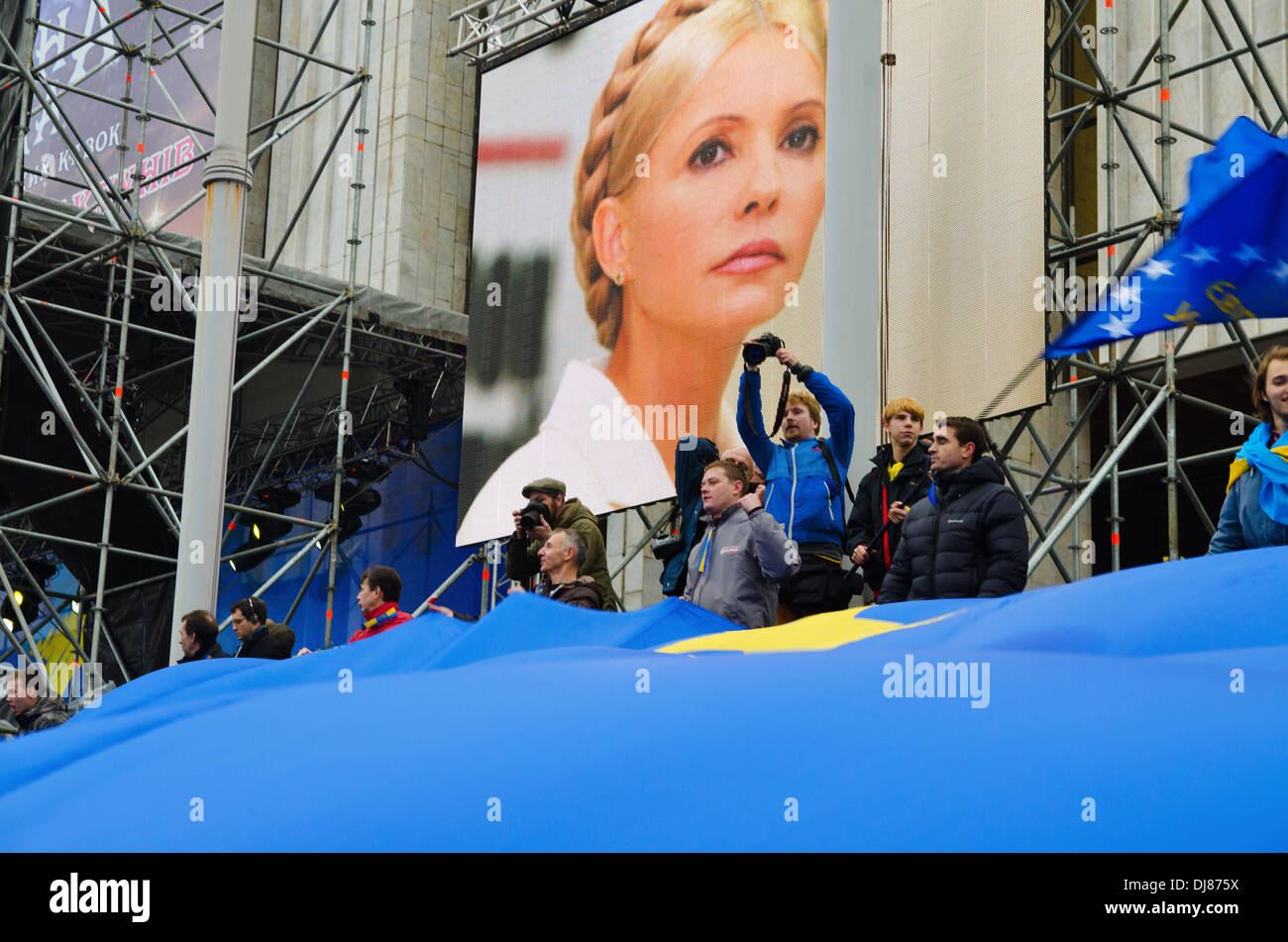 Kiev, Ukraine. 24th Nov, 2013. Former Prime Minister of Ukraine, Yulia ...