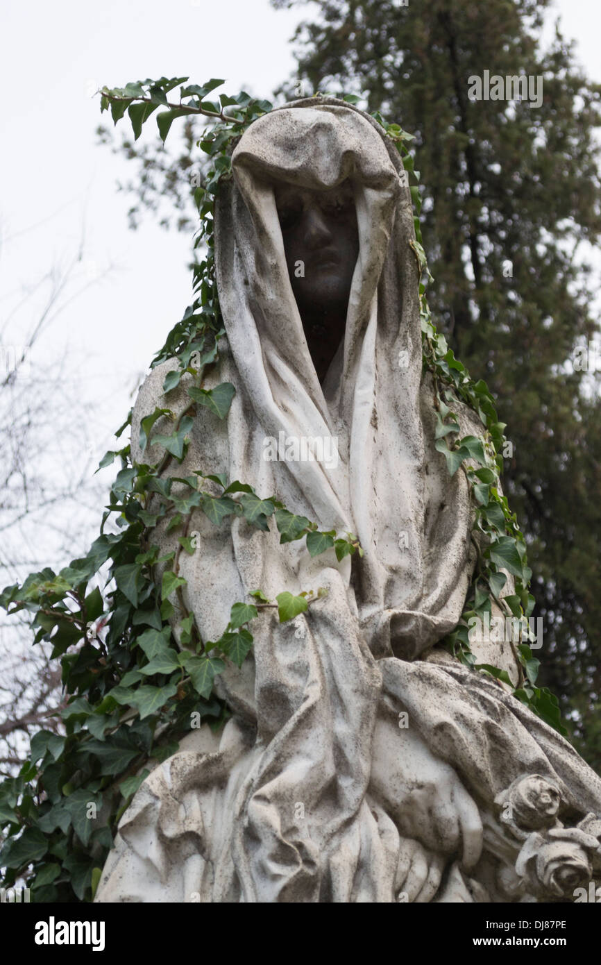 Mourning Woman Statue