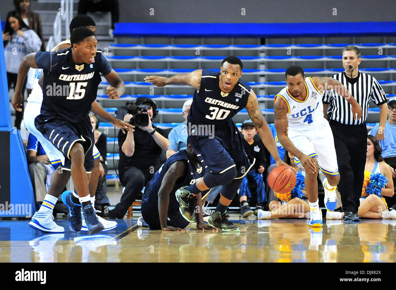 Los Angeles, CA, USA. 24th Nov, 2013. Chattanooga Mocs forward Z. Mason ...