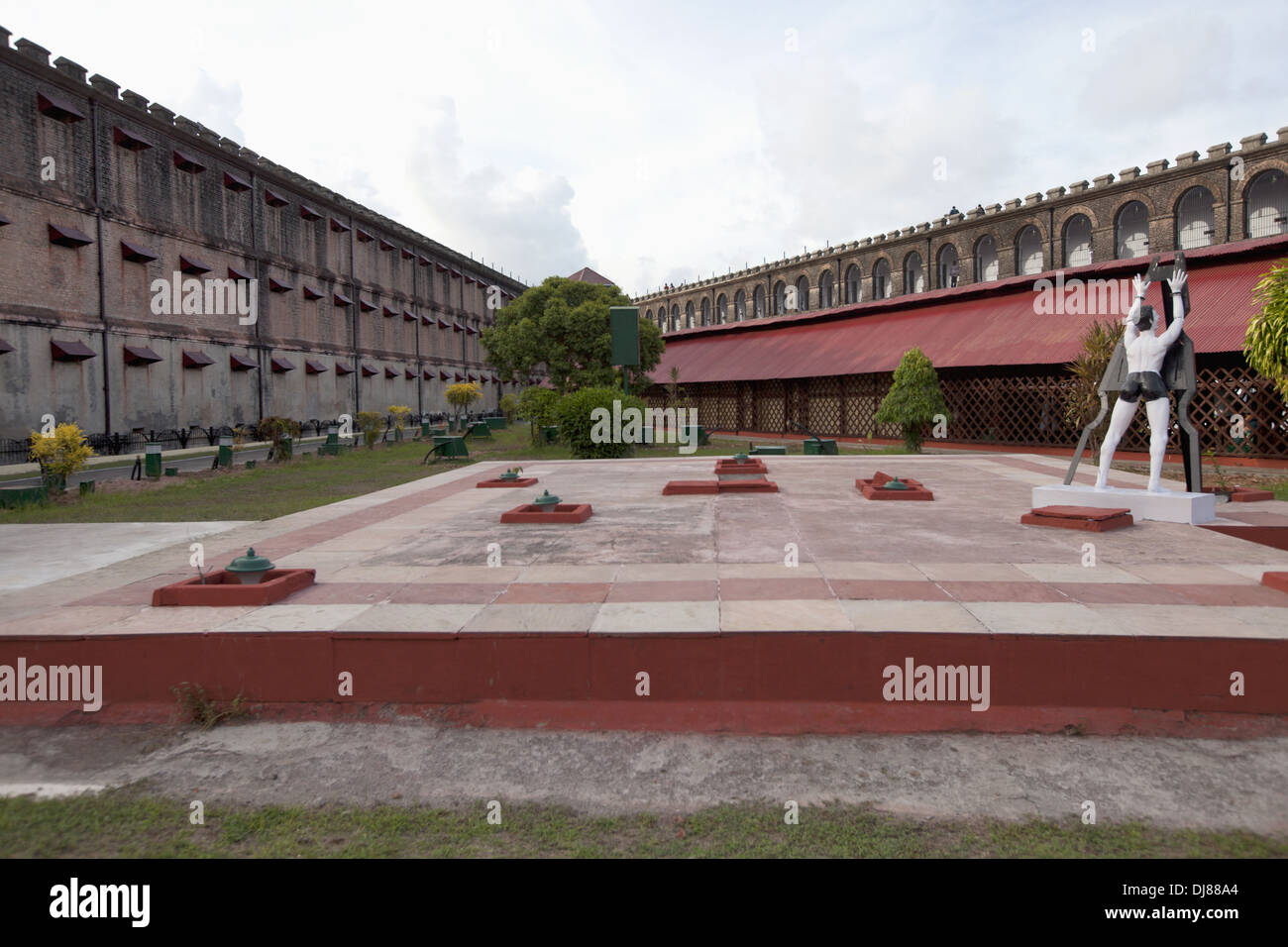 A View of Cellular jail, Port Blair, Andaman Island, India Stock Photo ...