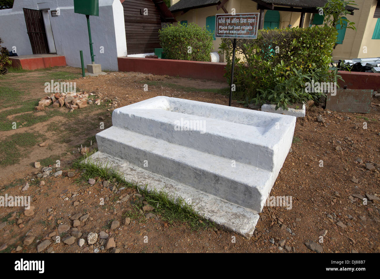 Place of last rituals before execution, cellular jail, Port Blair ...