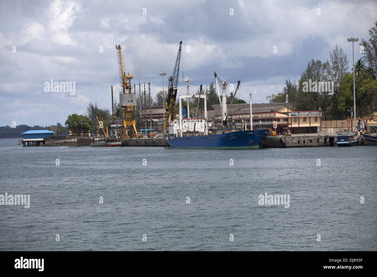Marine port, Port Blair, Andaman Islands, India Stock Photo - Alamy